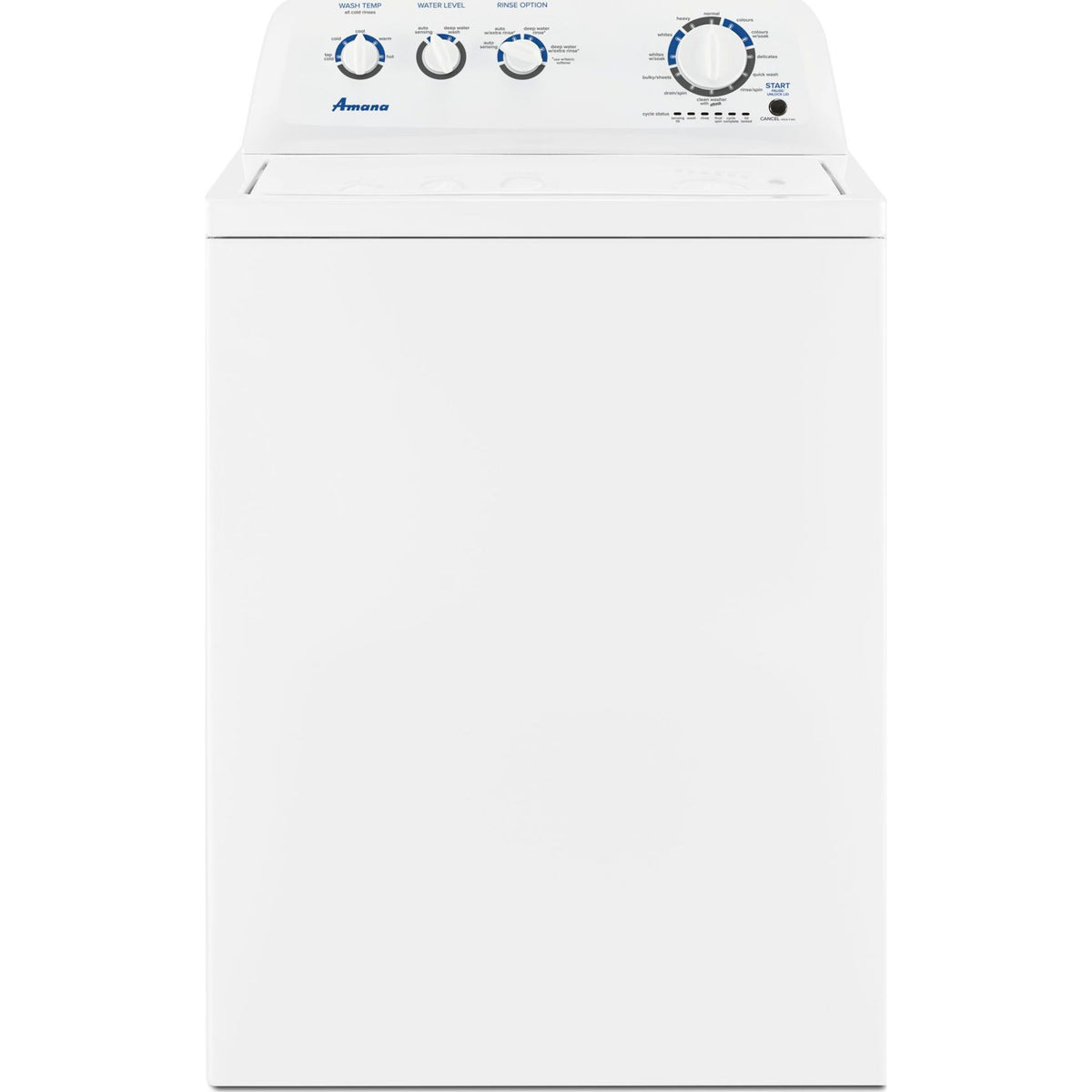 Amana Top Load Washer (NTW4519JW) - White| Furniture Villa